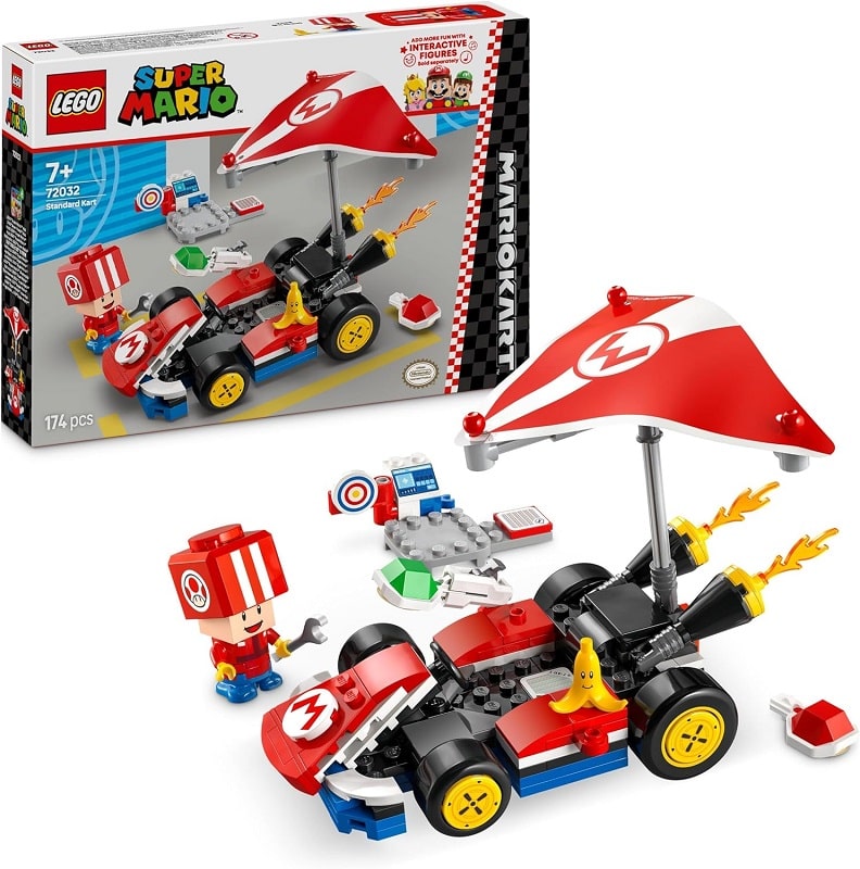 Lego 72032 – Super Mario Standard Kart – Costruzioni Mattoncini ...