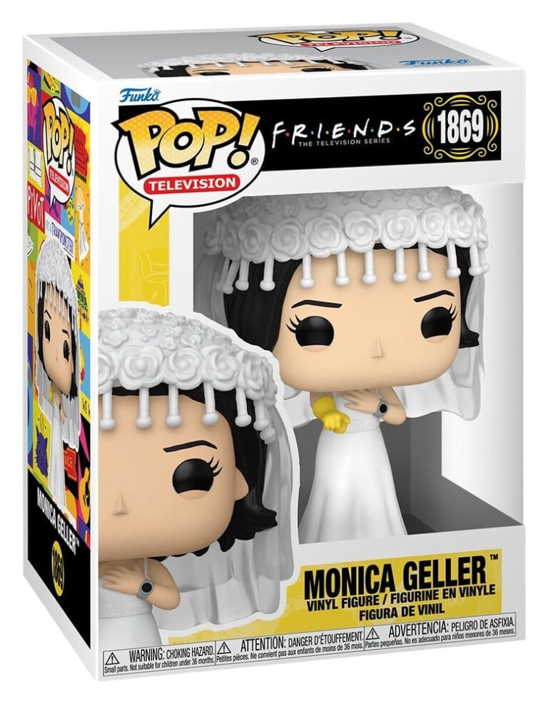 Friends POP! TV Vinyl Figure Monica Geller (Wedding Dress) 9 cm ...