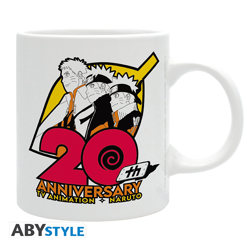 NARUTO SHIPPUDEN - Mug - 320 ml - 20 years anniversary - subli ...