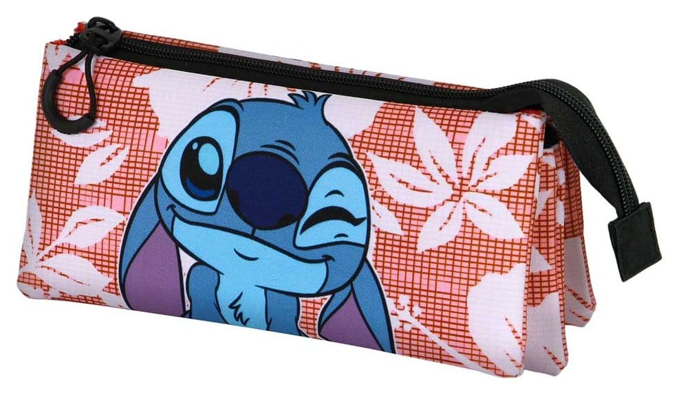 Lilo & Stitch FAN Triple Pencil case 2.0 Maui Pink | Oggetti Fantastici